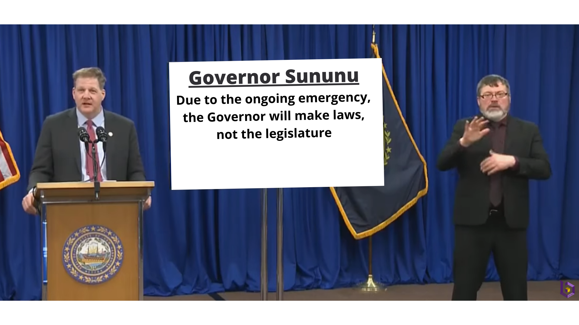 Sununu Makes It Clear; He Wants To Be A Dictator - The Liberty Block